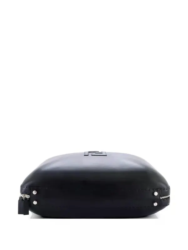Fendi Ff Zip Around Leather Travel Bag