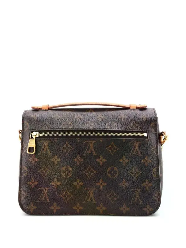 LOUIS VUITTON Pochette Metis Monogram Canvas Crossbody Bag - Brown