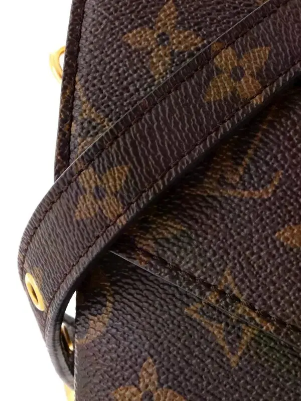 LOUIS VUITTON Pochette Metis Monogram Canvas Crossbody Bag - Brown