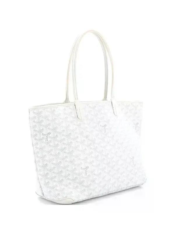 Goyard Artois Coated Canvas Pm Tote Bag - White