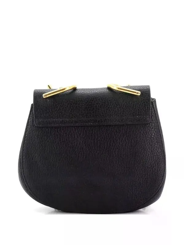 Chloé Drew Leather Mini Crossbody Bag - Black
