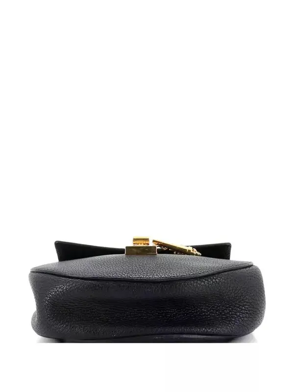 Chloé Drew Leather Mini Crossbody Bag - Black