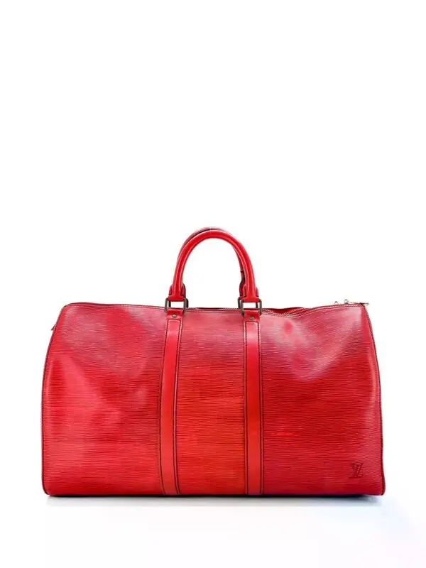 LOUIS VUITTON Keepall 45 Travel Bag Epi Leather - Red