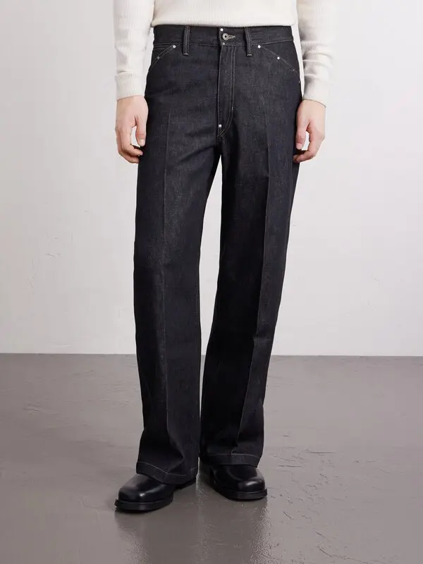 LEMAIRE Wide-leg Organic Jeans - Blue