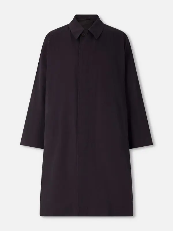 KAPTAIN SUNSHINE Walker Cotton-gabardine Coat - Navy