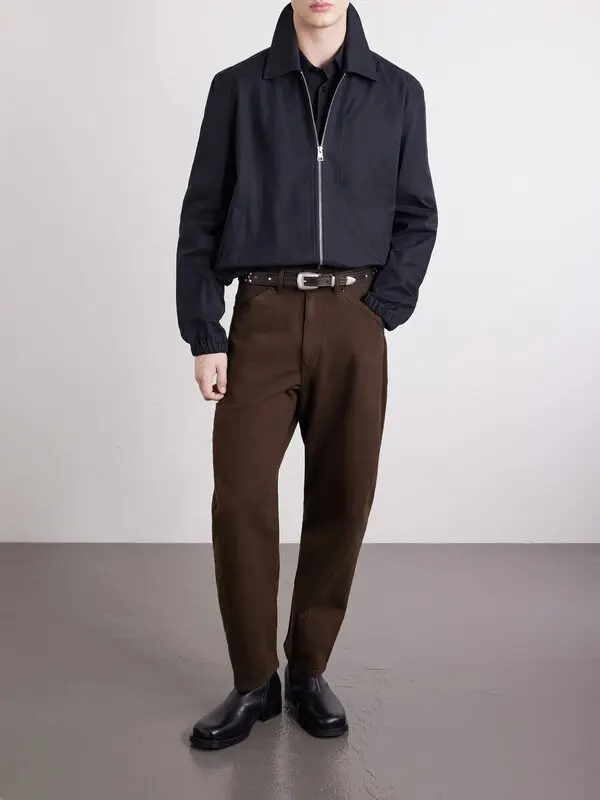 LEMAIRE Tapered Cotton-twill Trousers