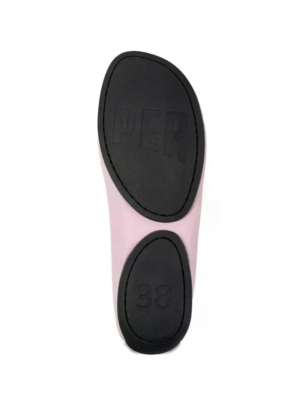 Camper Right Nina Lace-up Ballet Flats - Pink