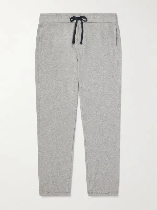 JAMES PERSE Supima Cotton-jersey Sweatpants - Gray