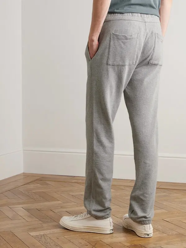 JAMES PERSE Supima Cotton-jersey Sweatpants - Gray