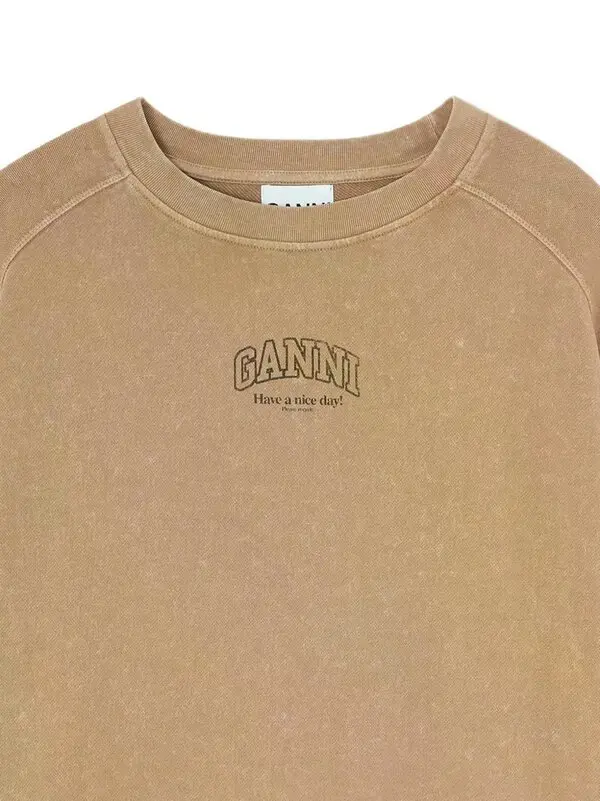 GANNI Logo Sweatshirt