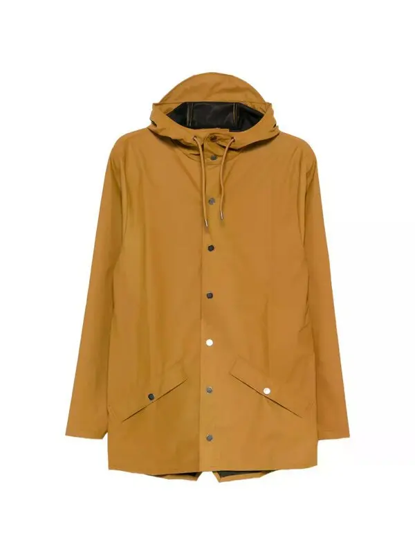 Rains Hooded Jacket - Brown