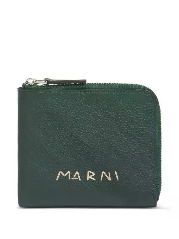 Marni Mending-embroidery Logo Wallet