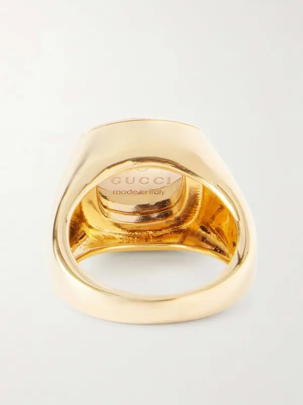 Gucci Crest Signet Ring