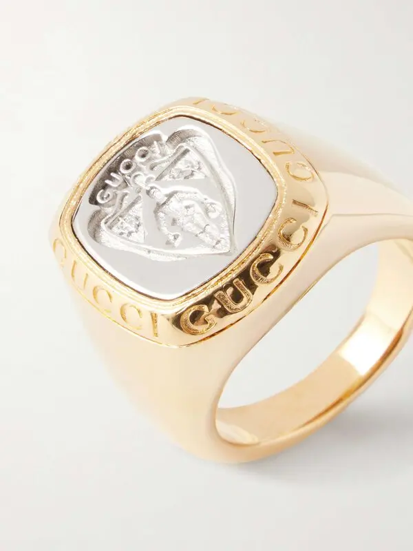 Gucci Crest Signet Ring