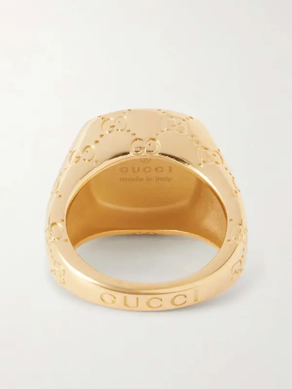 Gucci Tone Signet Ring