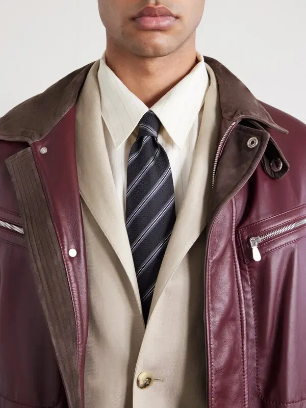 Canali Wool And Linen-blend Blazer - Neutrals