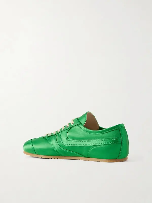 Dries Van Noten Satin Low-top Sneakers