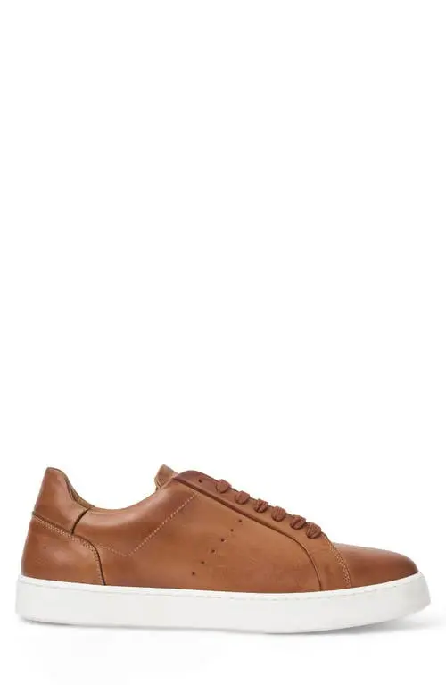 Bruno Magli Damiano Low Top Sneaker - Cognac Leather