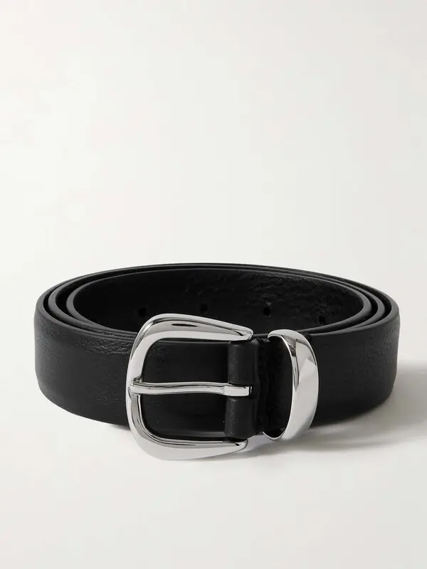 Anderson's 3cm Leather Belt - Black