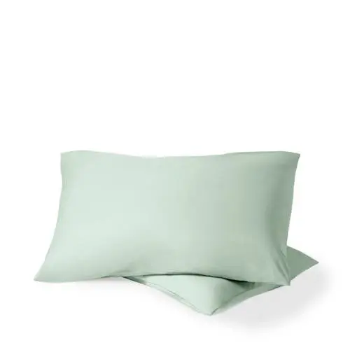 BARE HOME 100% Organic Cotton Percale Cooling Pillowcase Set - Willow