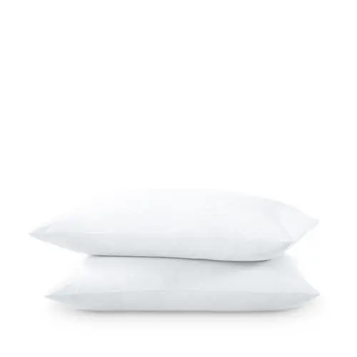 BARE HOME 400 Thread Count Organic Cotton Sateen Pillowcase Set - White