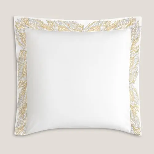 TOGAS Vellar Embroidery Pillowcase - White