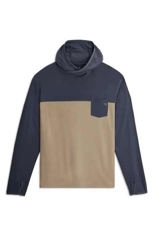 FREE FLY Performance Hoodie - Storm Cloud/desert Tan