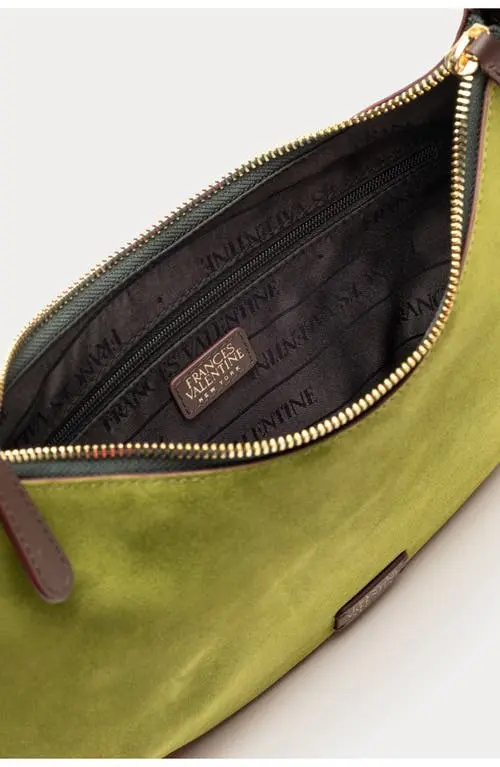 FRANCES VALENTINE Starr Suede Hobo Bag - Fern