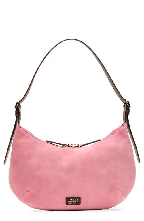 FRANCES VALENTINE Starr Suede Hobo Bag - Pink