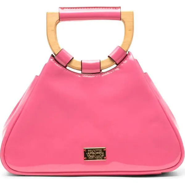 FRANCES VALENTINE Raye Leather Top Handle Tote - Pink