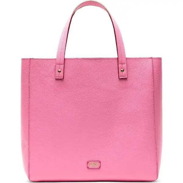 FRANCES VALENTINE Large Margaret Leather Tote - Pink