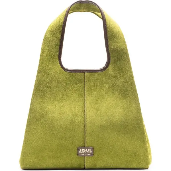 FRANCES VALENTINE Tootsie Suede Tote - Fern