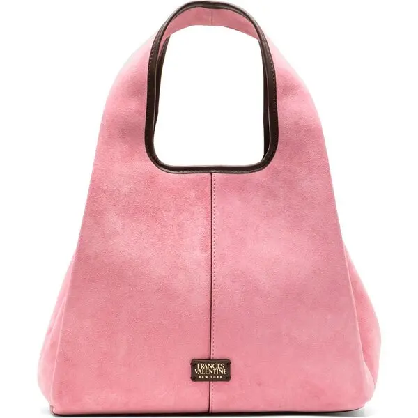 FRANCES VALENTINE Tootsie Suede Tote - Pink