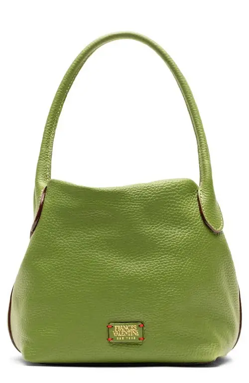 FRANCES VALENTINE Teeny Sweet Pea Leather Handbag - Fern