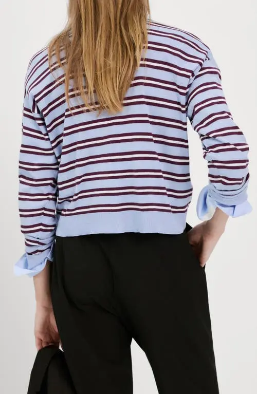 Mango Striped Sweater Polo