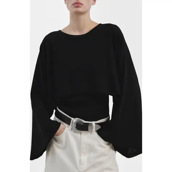 Mango High-low Knit Cape