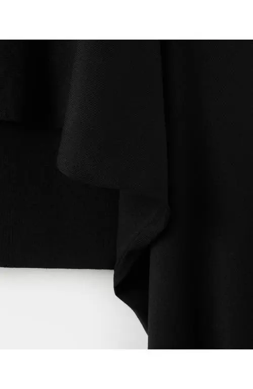 Mango High-low Knit Cape