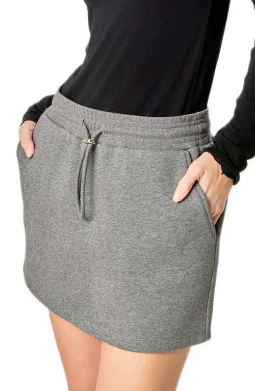 English Factory French Terry Drawstring Mini Skirt