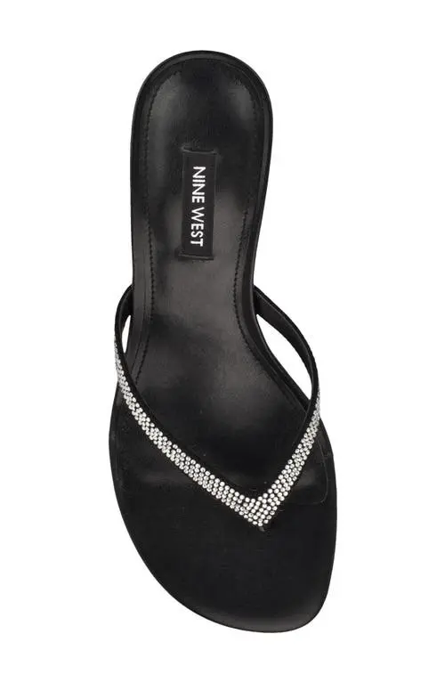 Nine West Cruiseh Embellished Flip Flops