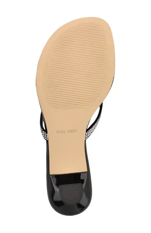 Nine West Cruiseh Embellished Flip Flops