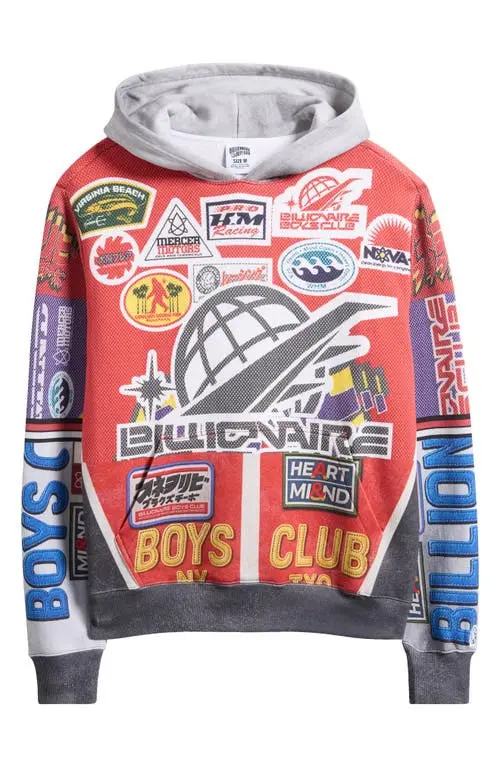 BILLIONAIRE BOYS CLUB Outside Cotton Hoodie - White