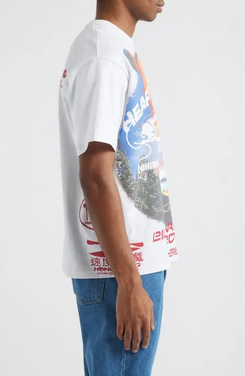 BILLIONAIRE BOYS CLUB Hook Cotton Graphic T-shirt