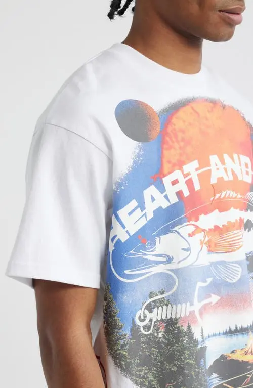 BILLIONAIRE BOYS CLUB Hook Cotton Graphic T-shirt