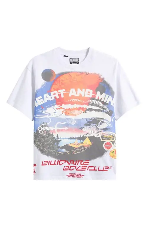 BILLIONAIRE BOYS CLUB Hook Cotton Graphic T-shirt
