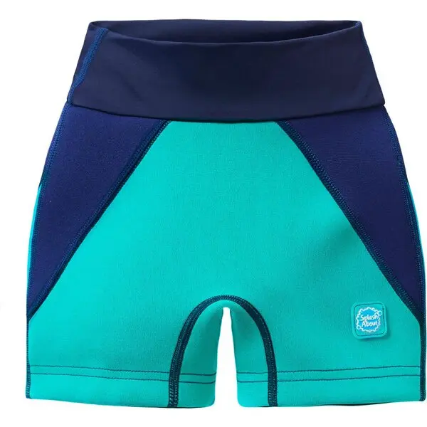 SPLASH ABOUT Jammer Swim Diaper Shorts - Navy/jade