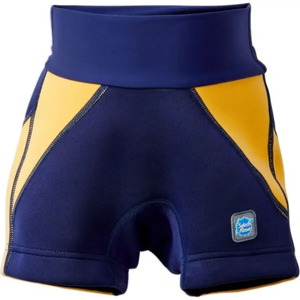 SPLASH ABOUT Jammer Swim Diaper Shorts - Navy/yellow