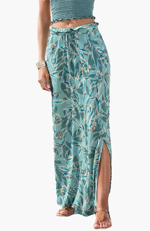 LASCANA Paperbag Maxi Skirt