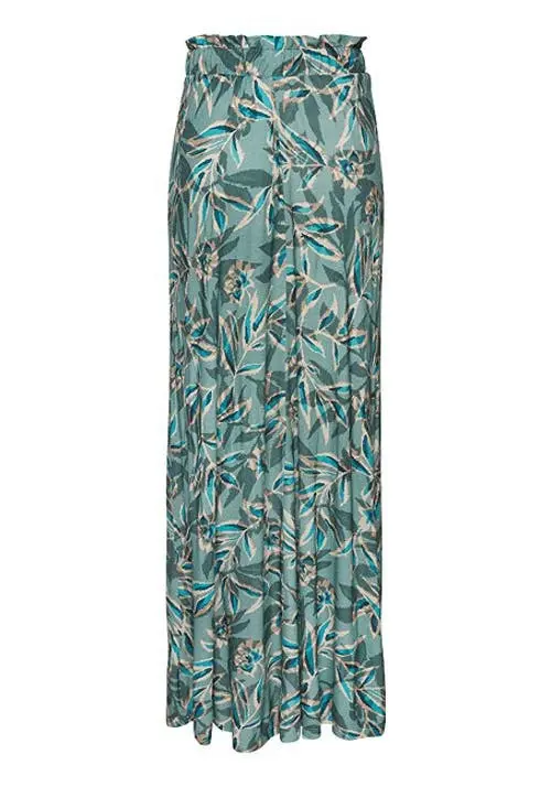 LASCANA Printed Paperbag Maxi Skirt