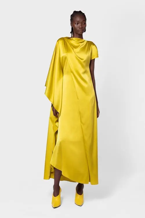 ROKSANDA Hiba Draped Silk Dress