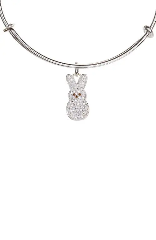 ALEX AND ANI Peeps Pave Crystal Bunny Charm Bangle